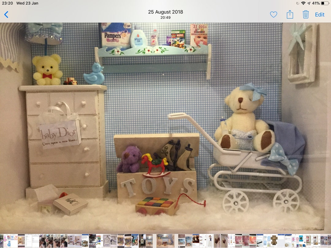 Nursery Light Room Box - Etsy