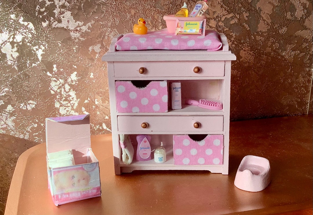 1:12 Scale Nursery Baby Changing Station - Etsy UK