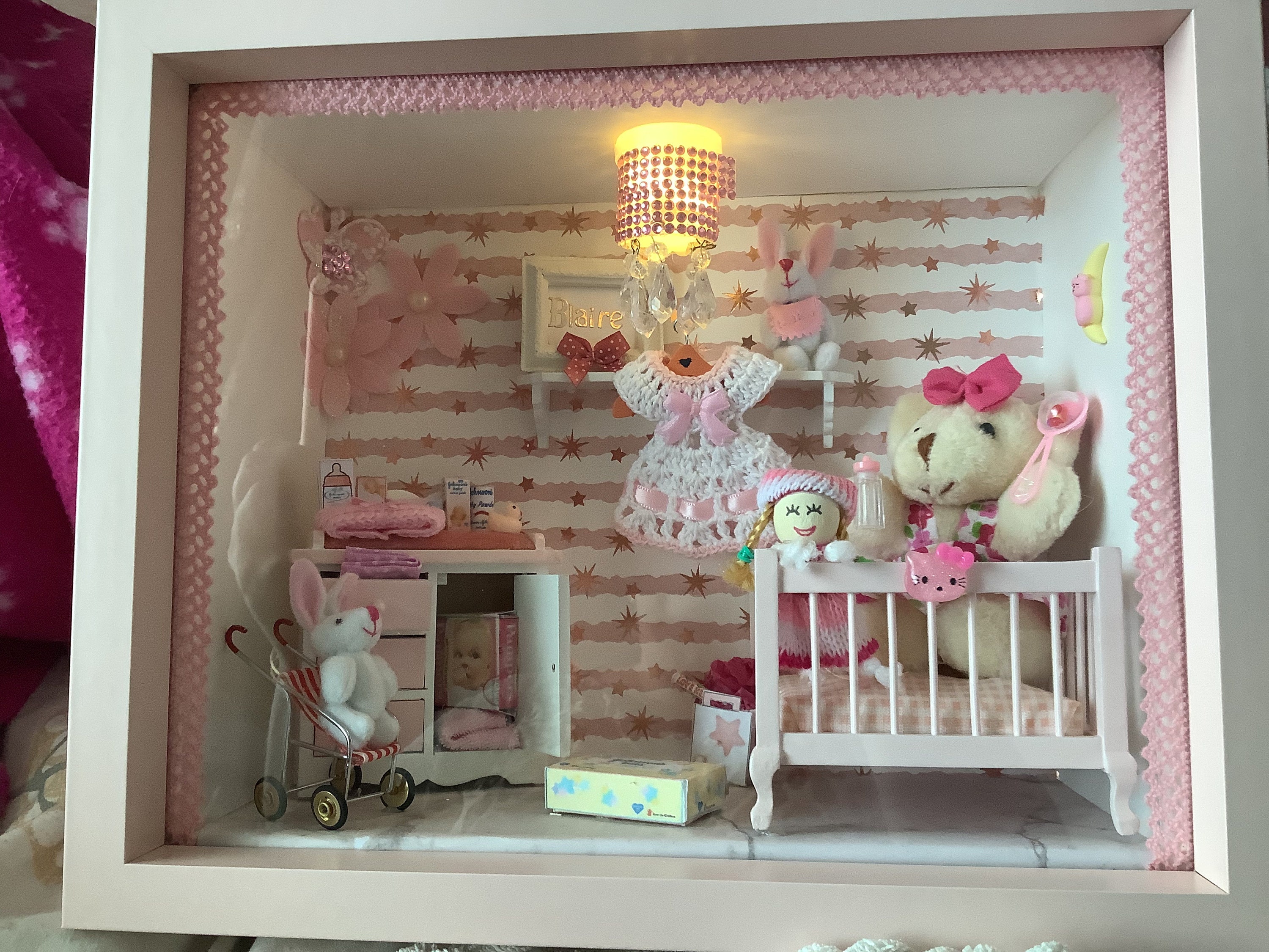 Nursery Light Room Box - Etsy