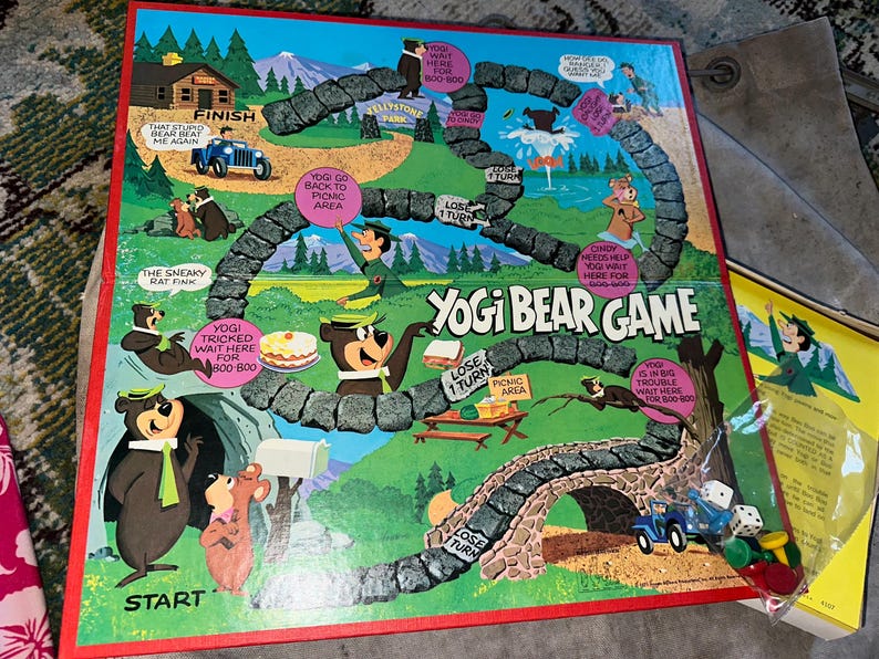 Vintage Yogi Bear Game - Etsy
