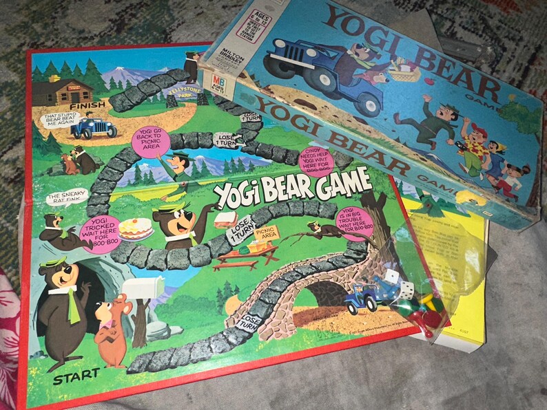 Vintage Yogi Bear Game - Etsy