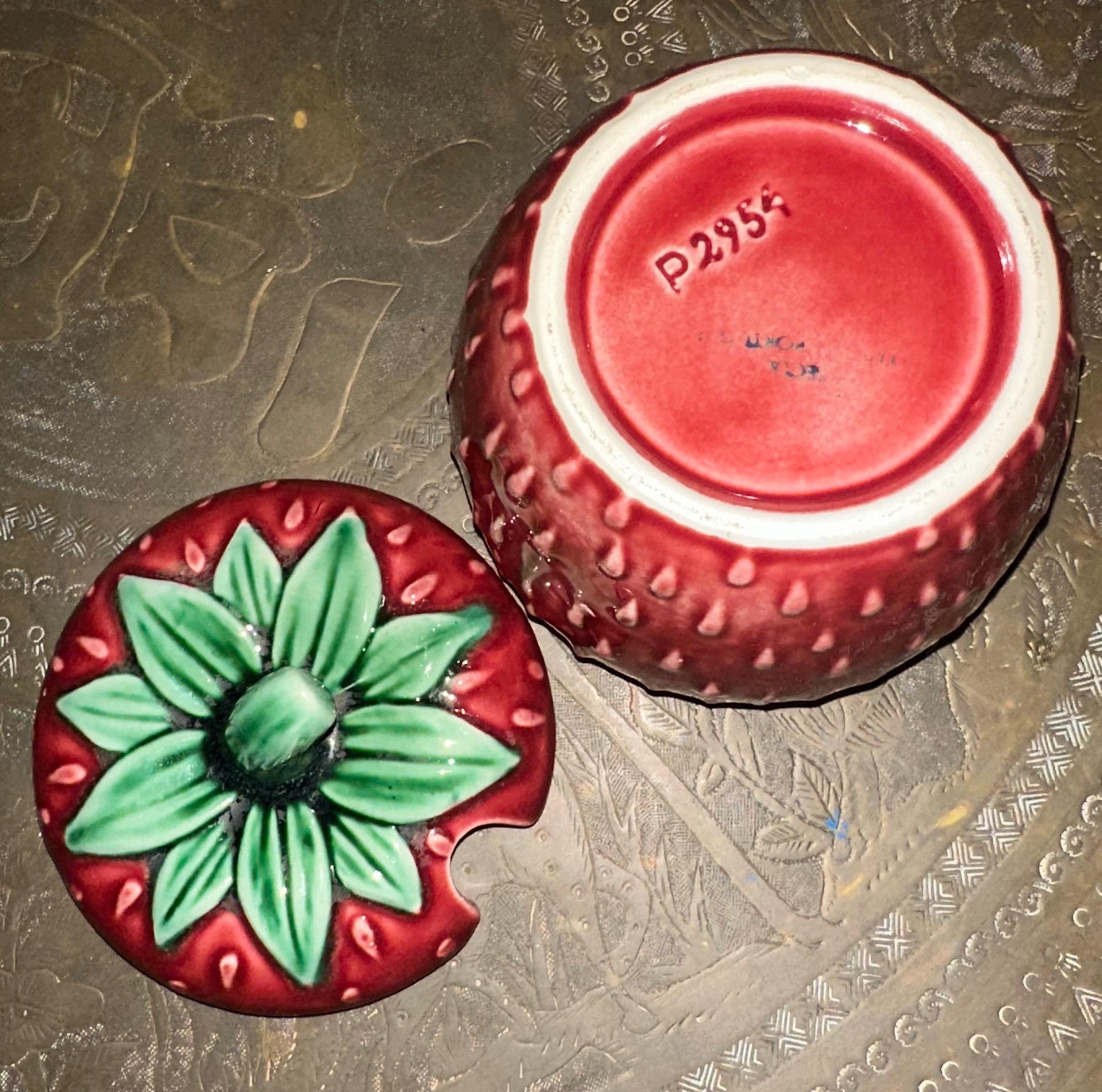 Vintage Large Strawberry Jam Jar - Etsy