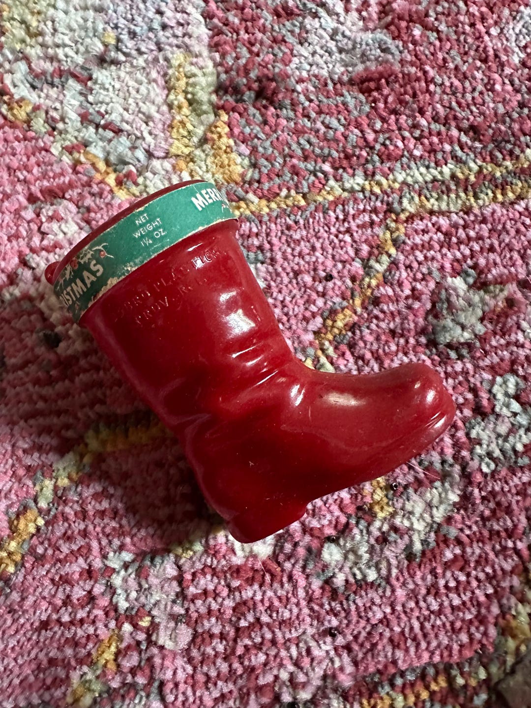 Vintage Santa Boot Candy Holder - Etsy