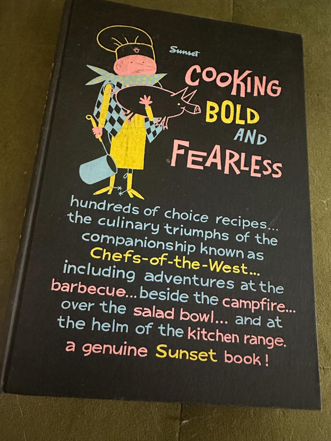 1958 Cooking Bold and Fearless Cookbook - Etsy