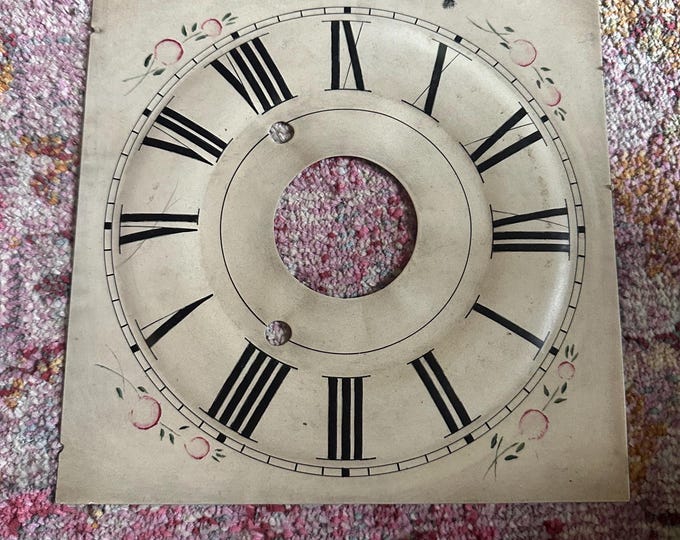 Vintage Metal Clock Face - Etsy