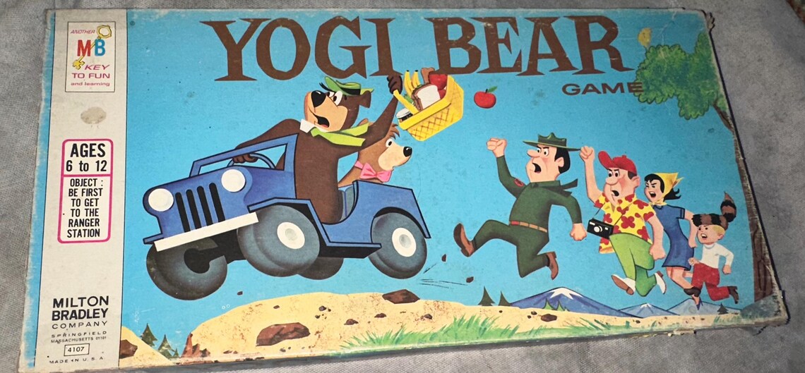Vintage Yogi Bear Game - Etsy