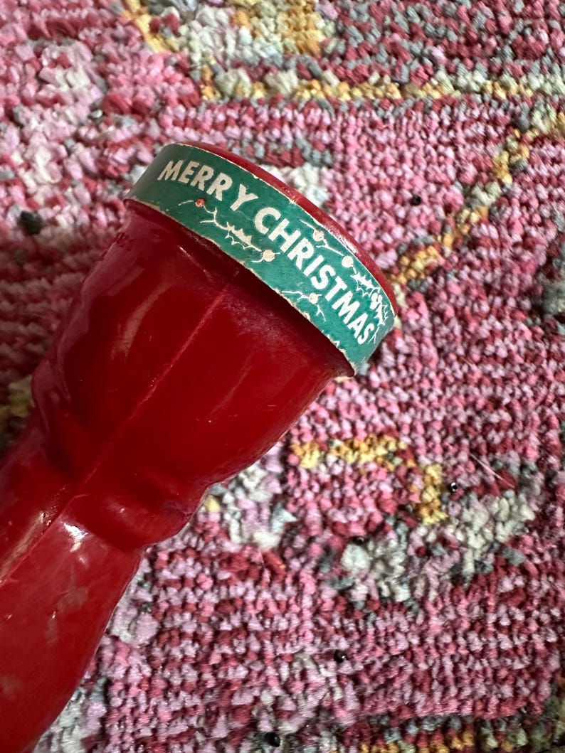 Vintage Santa Boot Candy Holder - Etsy