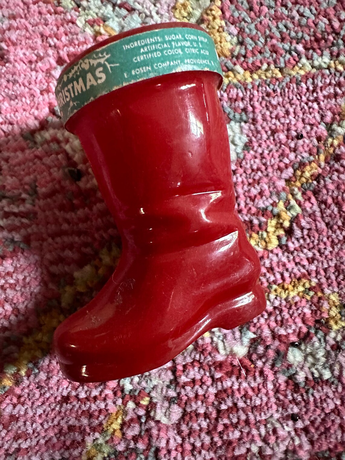 Vintage Santa Boot Candy Holder - Etsy