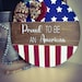 Front Door Hanger, Door Wsign, Front Door Sign, Welcome Sign, American ...