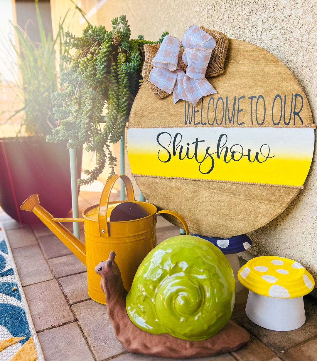 Front Door Hanger, Door Sign, Front Door Sogn, Welcome Sign - Etsy
