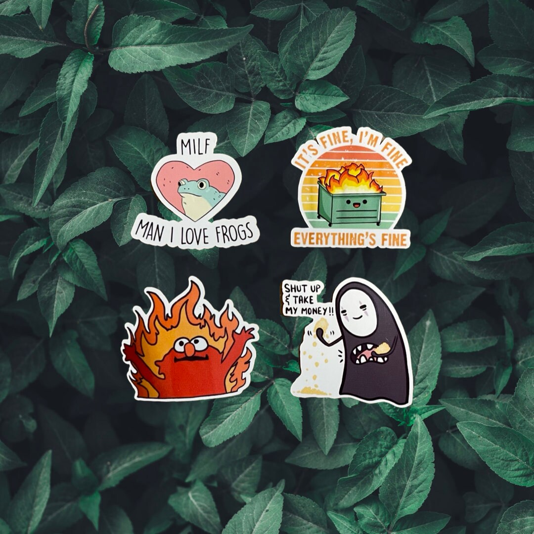 Fire Memes Sticker Set - Etsy