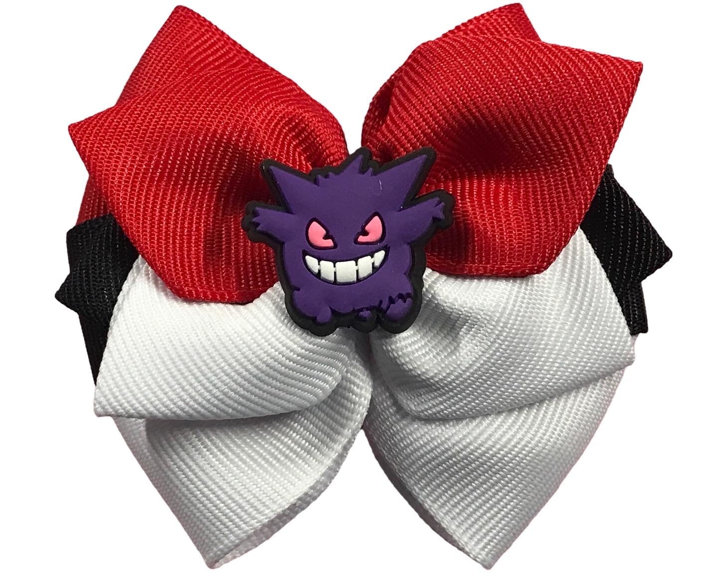 Pokemon Hair Clip, Pocket Monster Hair Bow, Anime Theme Hair Accessory ...