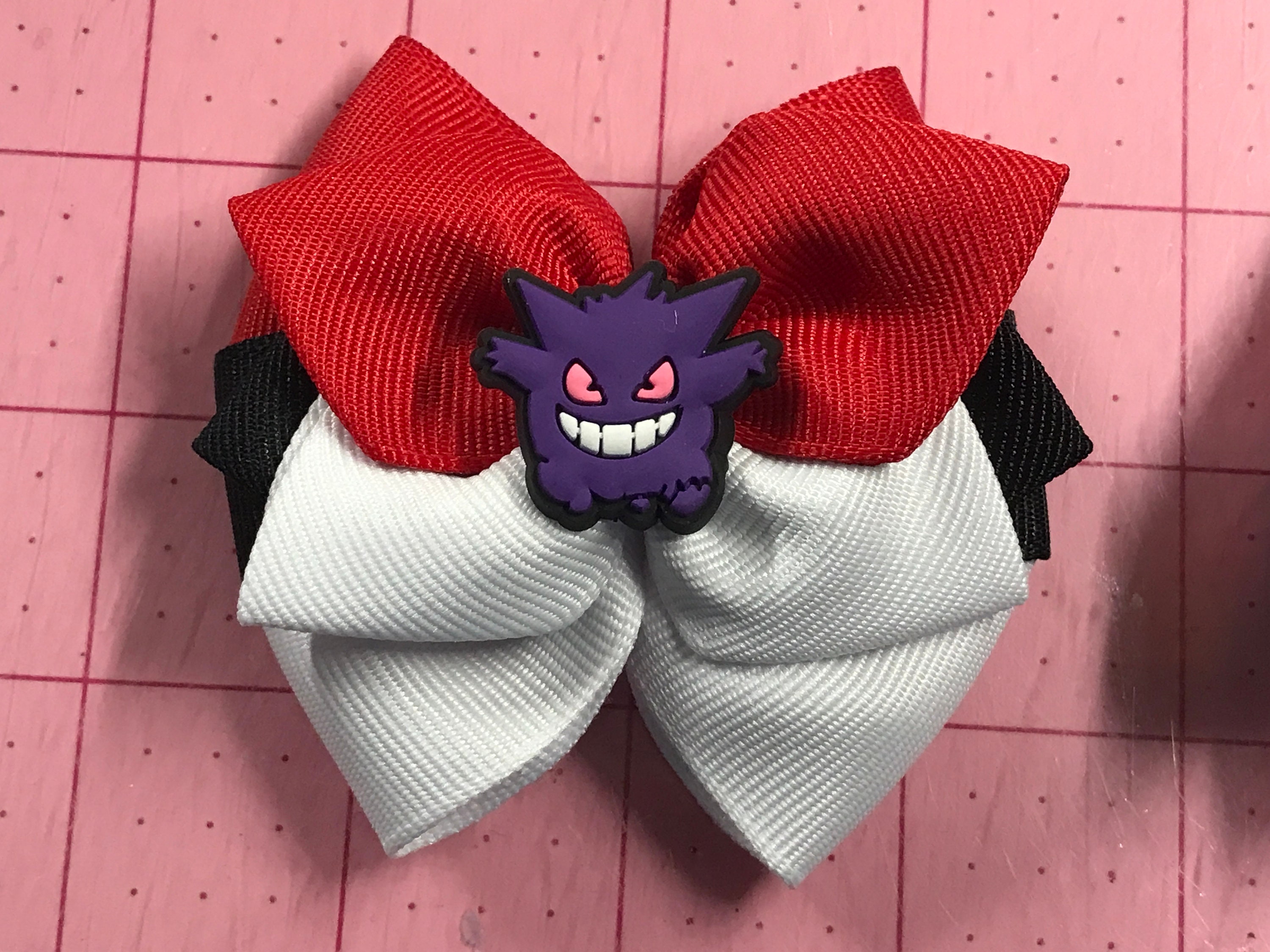 Pokemon Hair Clip, Pocket Monster Hair Bow, Anime Theme Hair Accessory ...