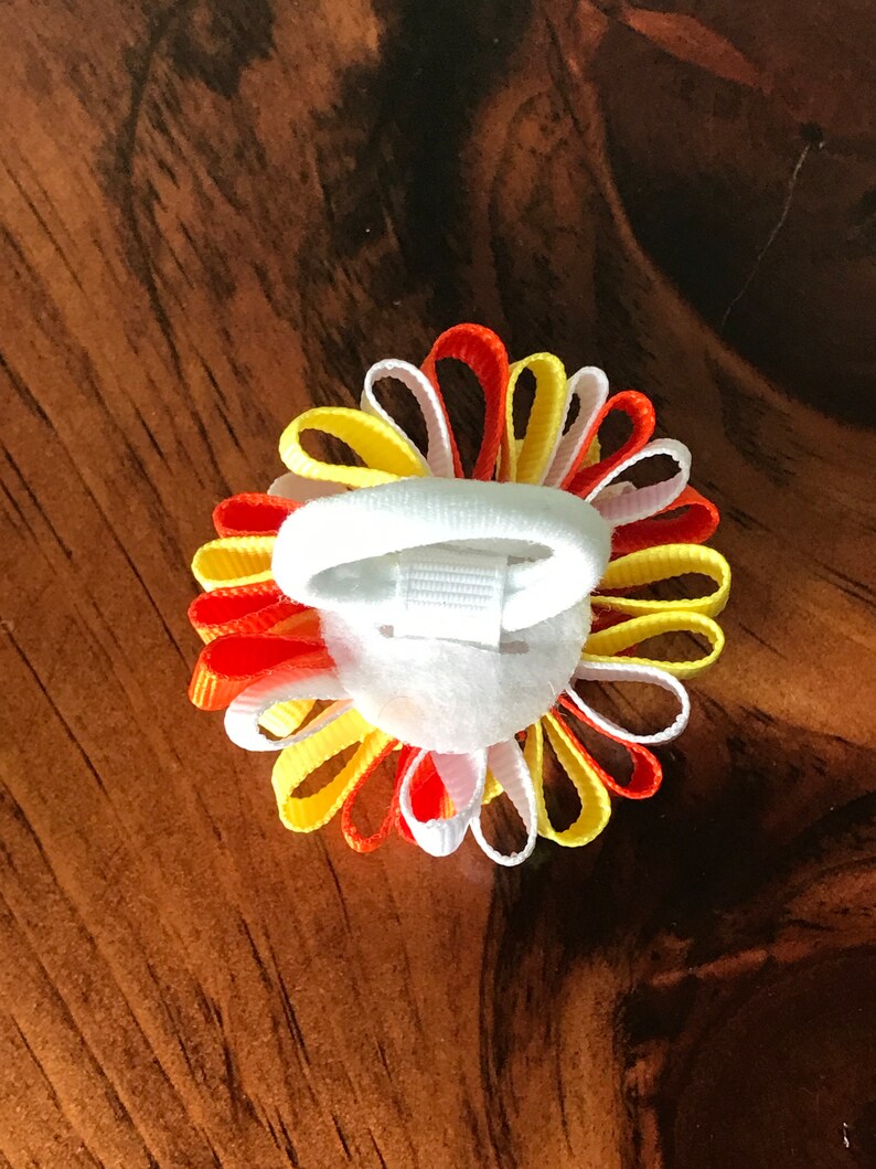 Pompom Hair Piggies Piggy Tails Loopy Hair Bows Gifts for - Etsy