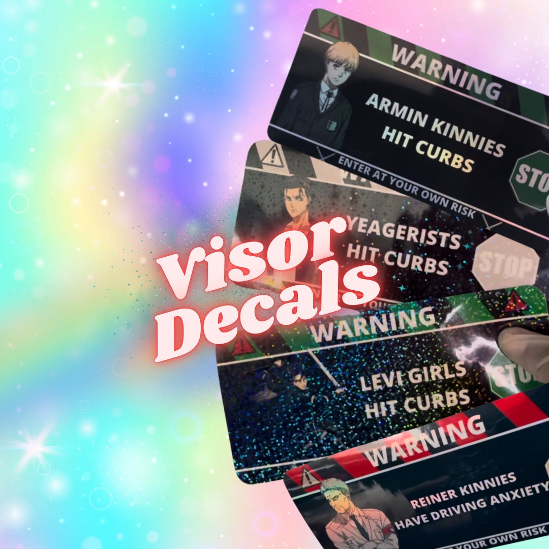 Paradis Scout Regiment Anime Car Stickers - Etsy