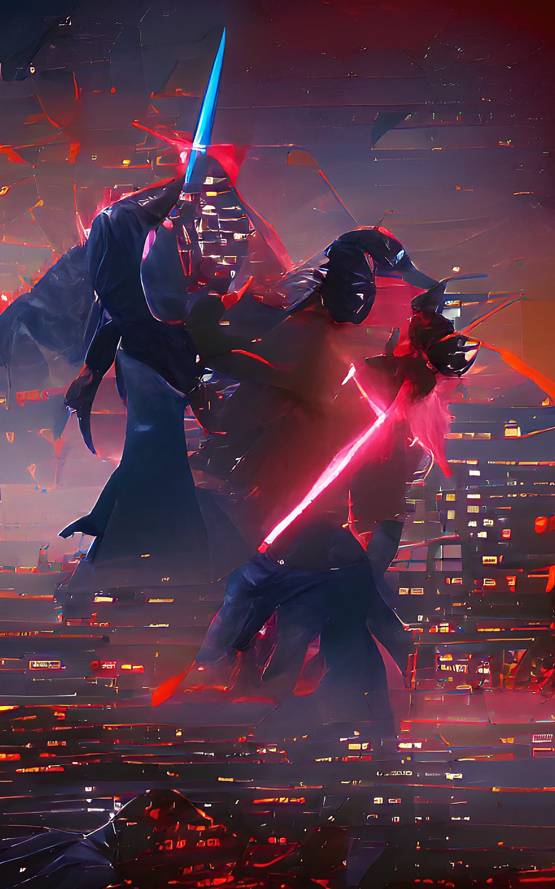 Sith Lord Star Wars Abstract Painting - Etsy