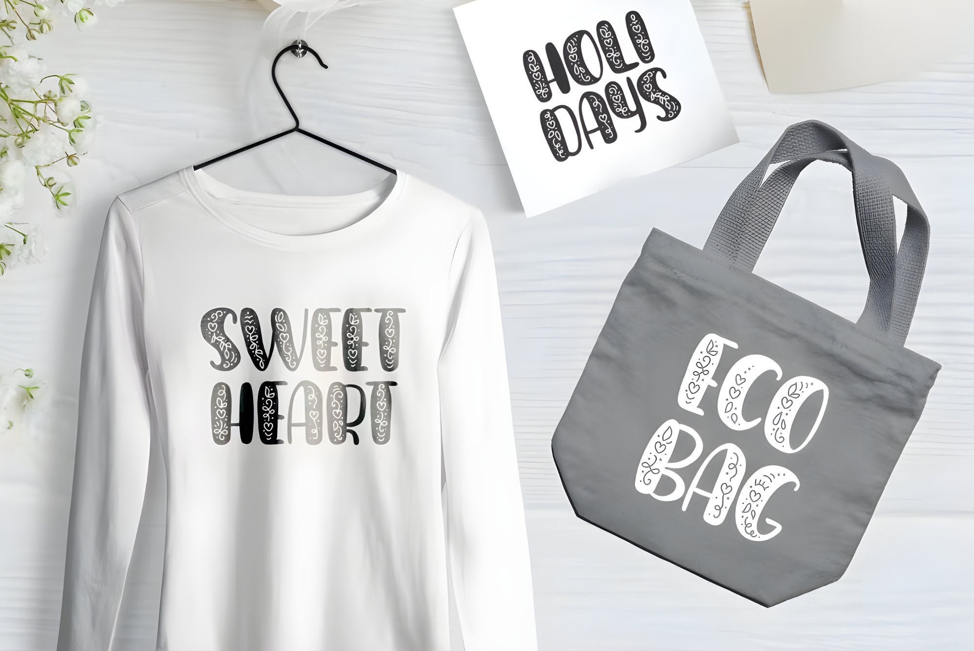 Heart Font, Cricut Font, Hand Drawn Font, Procreate Font, Cursive Font ...