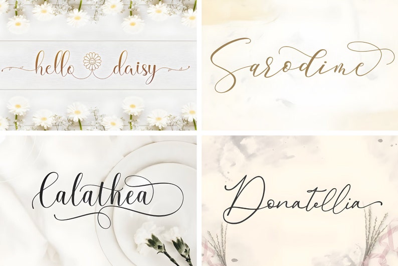 Calligraphy Font Handwritten Font Procreate Font Cursive Font