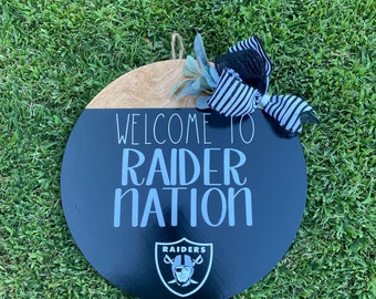 Raider Welcome Sign - Etsy