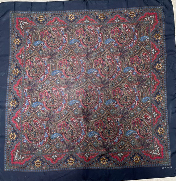 Vintage silk scarf Etro - Gem