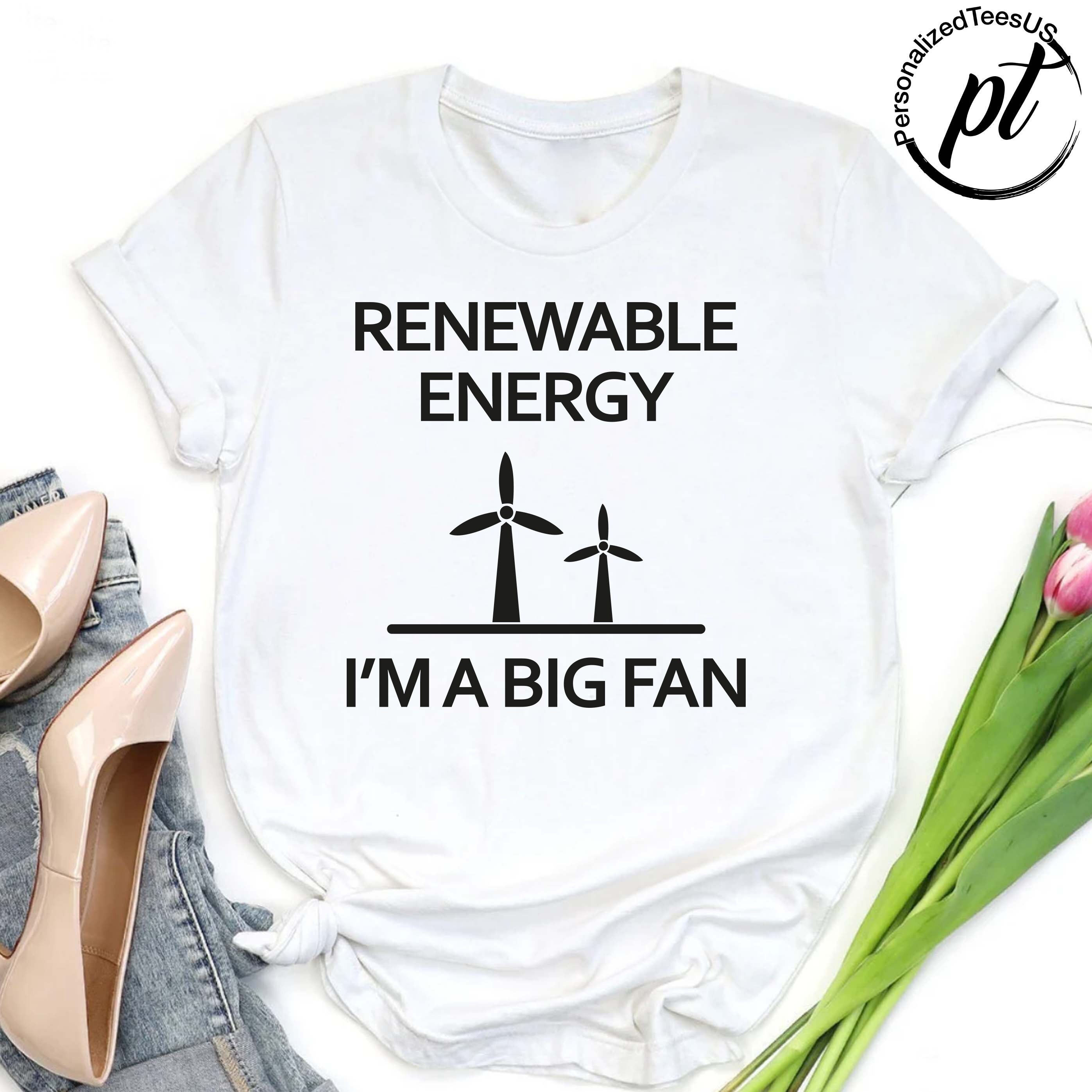 Renewable Energy Shirtwind Turbine Shirtfunny Eco - Etsy