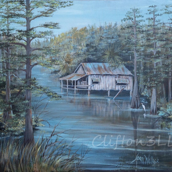 Swamp Scene Art - Etsy