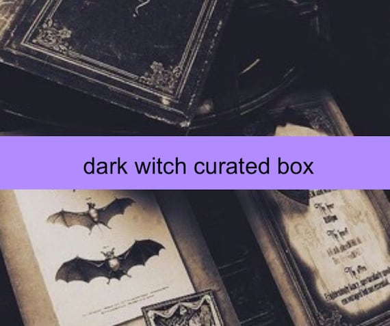 Dark Witch Style Box Halloween Fall Gothic Women's - Etsy