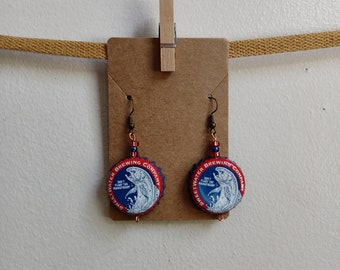Bottle Cap Earrings - Etsy