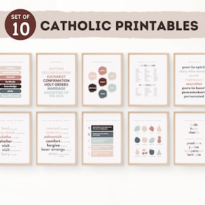 Catholic Homeschool Printables | Catholic Art Poster | Catholic ...