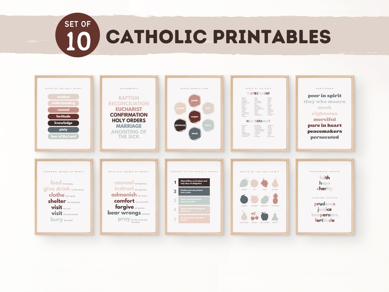 Catholic Homeschool Printables | Catholic Art Poster | Catholic ...