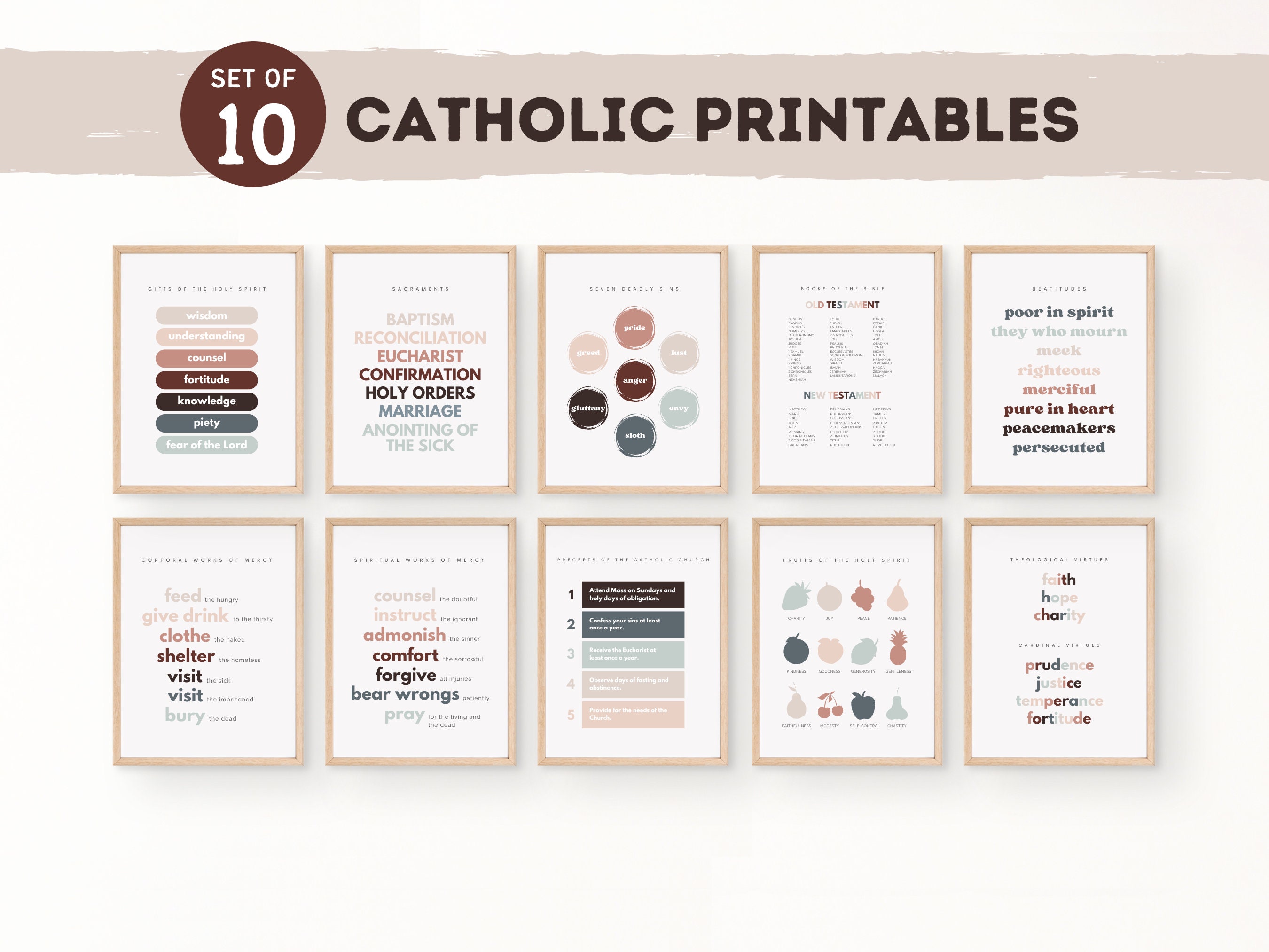 Catholic Homeschool Printables Catholic Art Poster Catholic Classroom ...