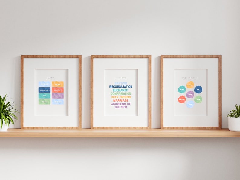 Catholic Homeschool Printables Catholic Art Poster Catholic Classroom ...