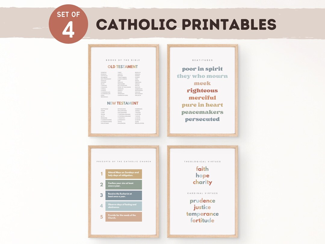 Catholic Homeschool Printables Catholic Art Poster Catholic Classroom ...