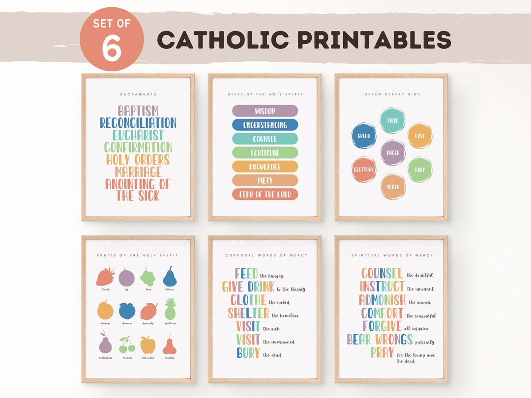 Catholic Homeschool Printable, Classroom Poster, Catholic Back to ...