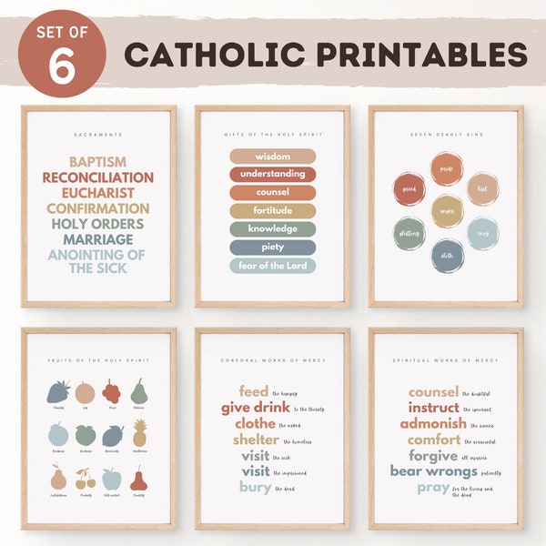 Catholic Wall Art Classroom - Etsy