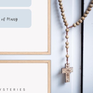 Mysteries of the Rosary Posters, Catholic Prints, Classroom, Prayer ...