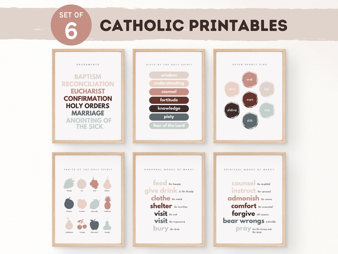 Catholic Homeschool Printable, Classroom Poster, Catholic Back to ...