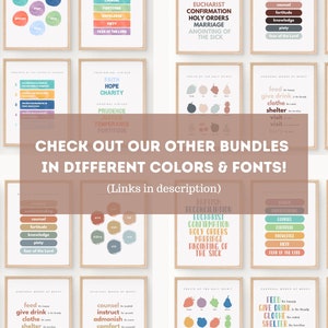 Catholic Homeschool Printable, Catholic Classroom Decor, Catholic Wall ...