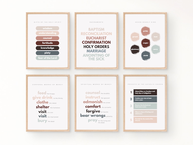 Catholic Homeschool Printables | Catholic Art Poster | Catholic ...