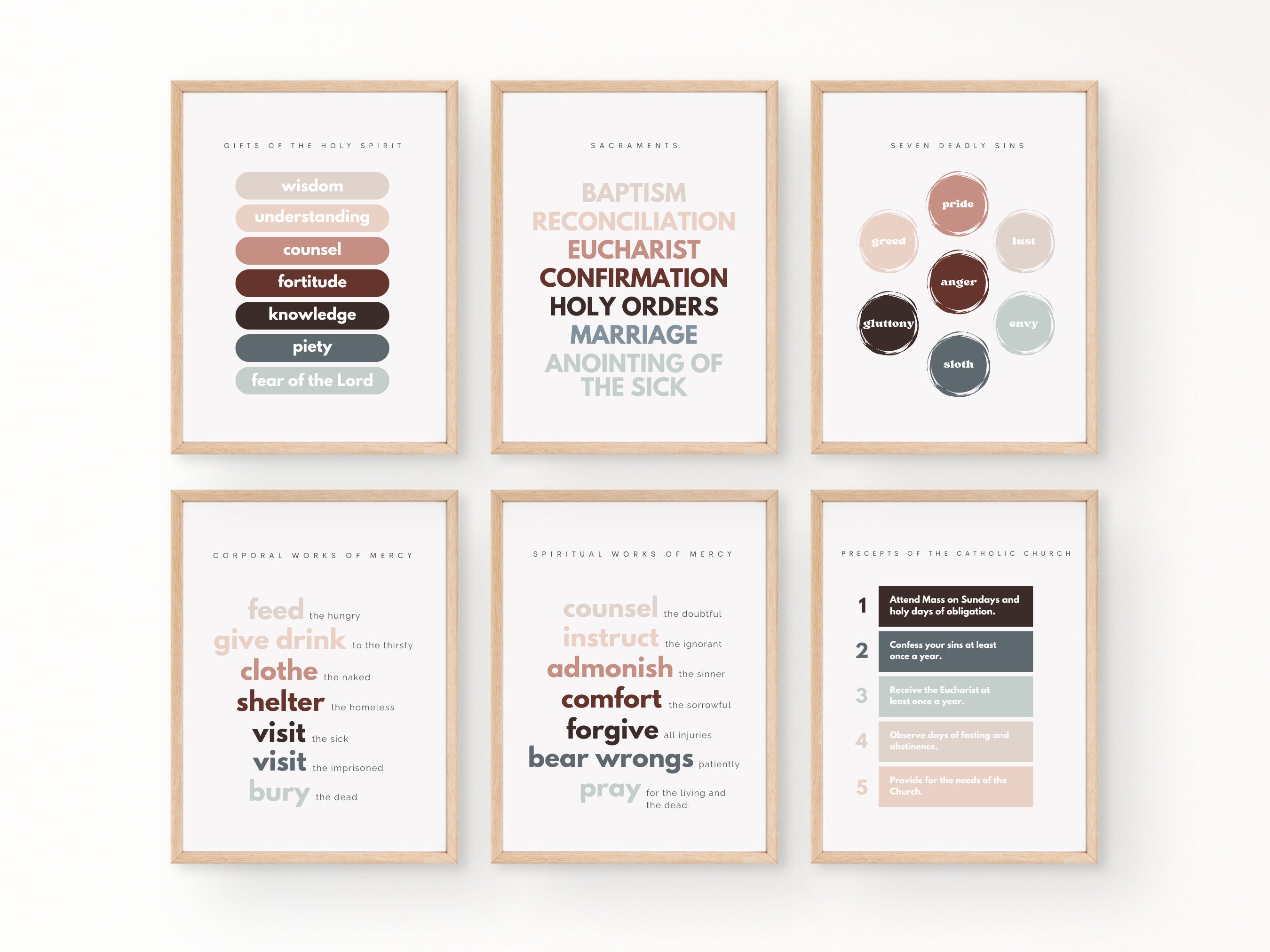 Catholic Homeschool Printables Catholic Art Poster Catholic Classroom ...