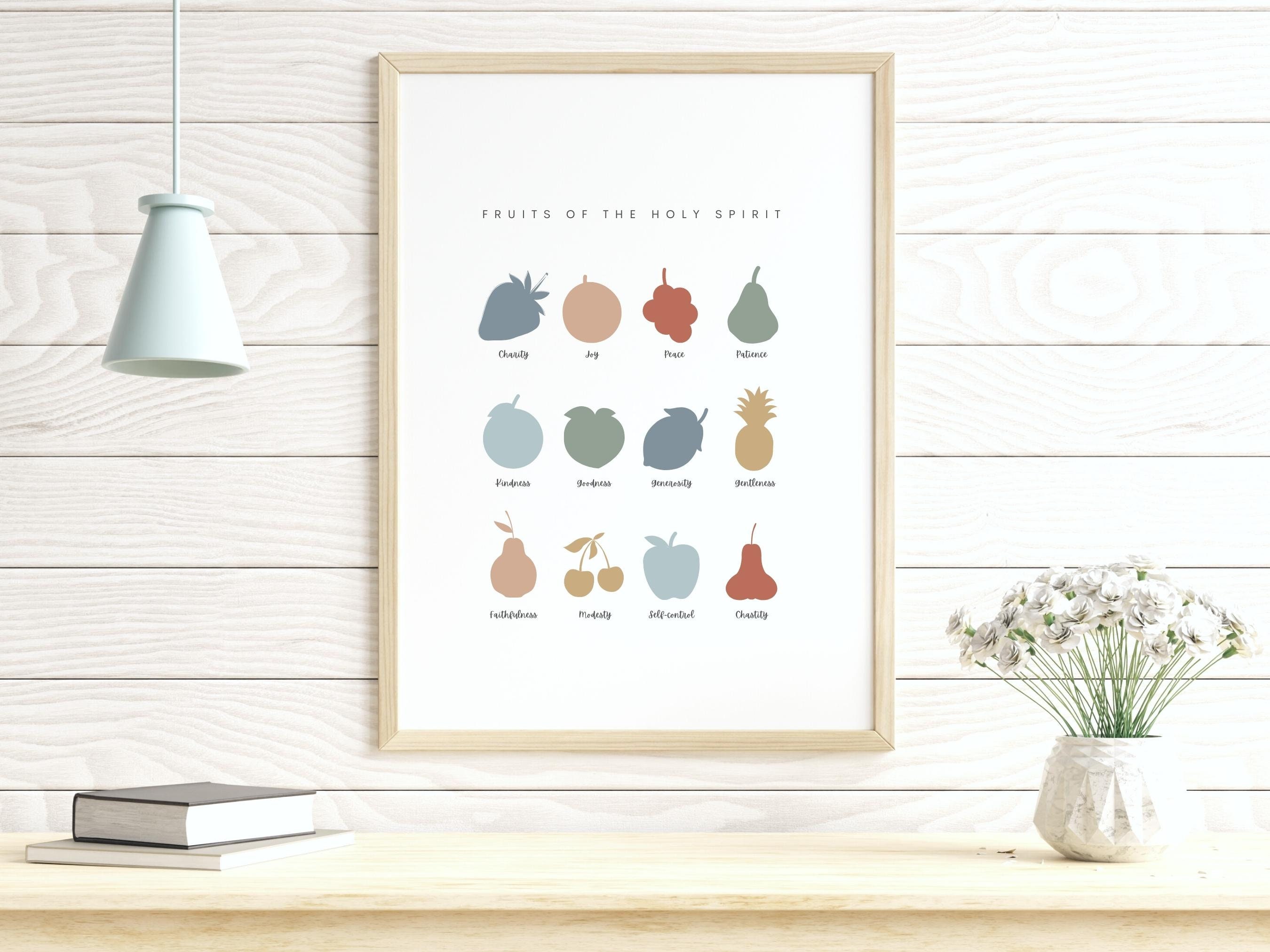 Holy Spirit Printable, Confirmation Gift, Catholic Homeschool Poster ...