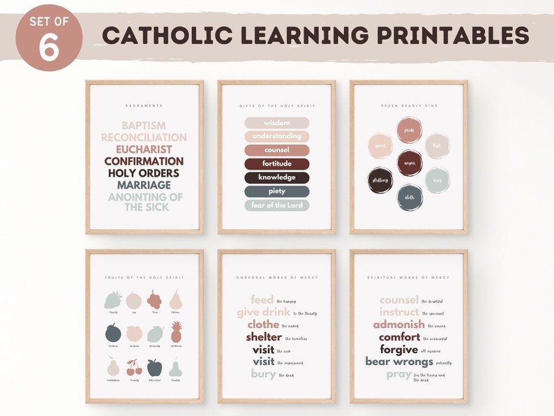 Catholic Homeschool Printable Classroom Poster Catholic Back - Etsy