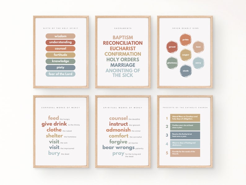 Catholic Homeschool Printables Catholic Art Poster Catholic Classroom ...