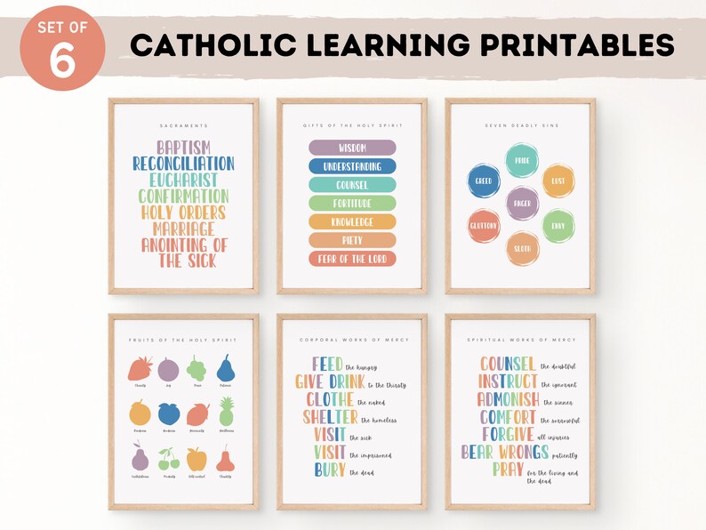 Catholic Homeschool Printable Classroom Poster Confirmation - Etsy