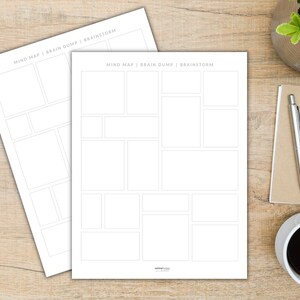 Mind Map, Brain Dump, Brainstorm, Ideas, Creativity, Thoughts Chart, 7 ...