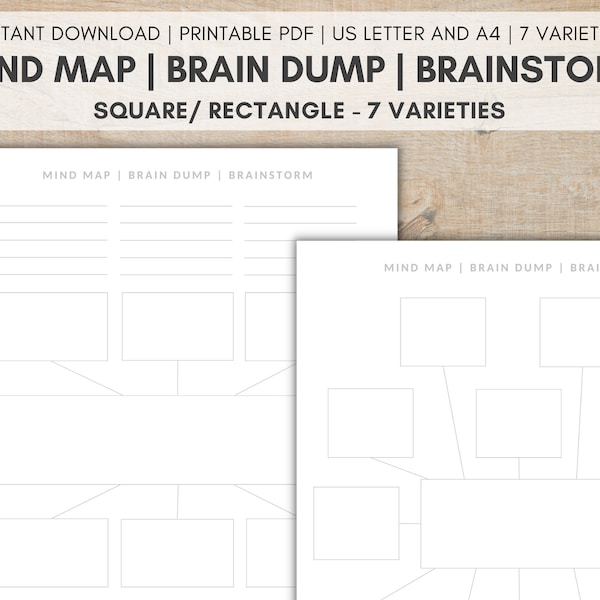 Printable Mind Map - Etsy