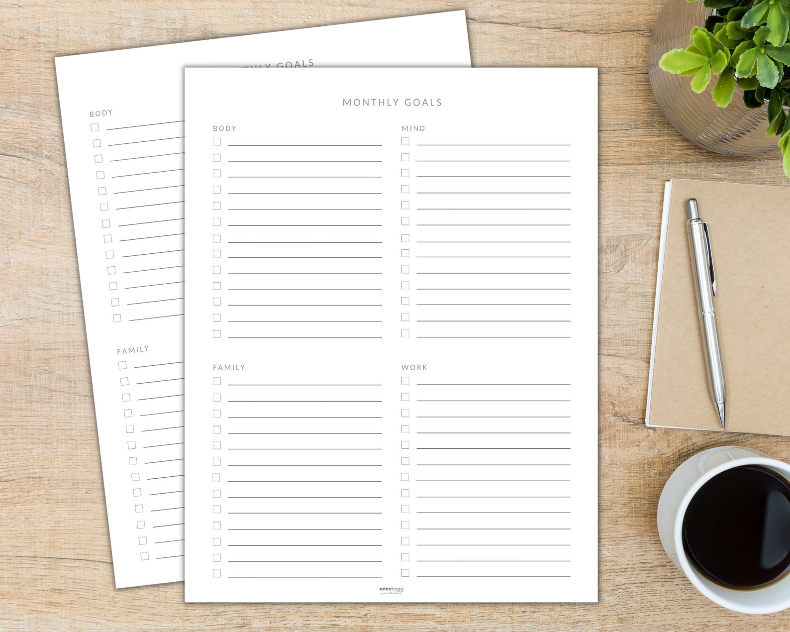 Goal Sheets, Goal Setting, SMART Goals, Live Goals, Daily, Weekly ...