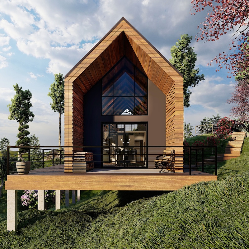 Nordic House Plan - Etsy UK