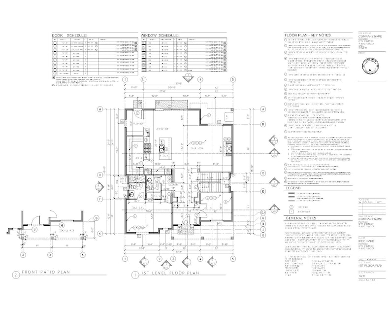 Autocad Residential Master Plan Set Template - Etsy
