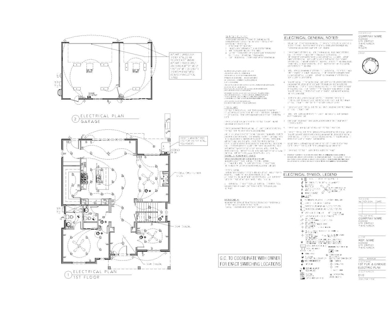 Autocad Residential Master Plan Set Template - Etsy